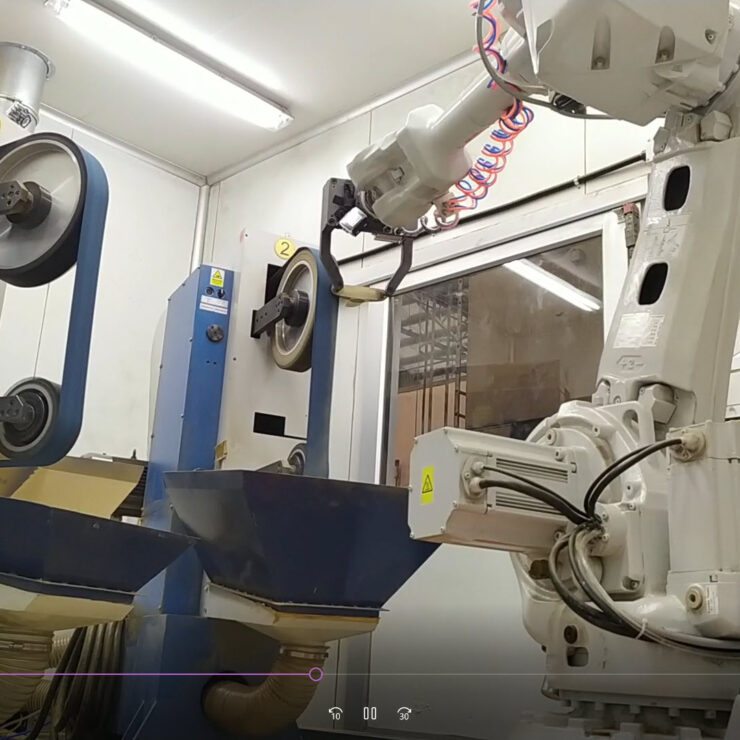 Robot Material Finishing Pushcorp - BR Machinery Asia
